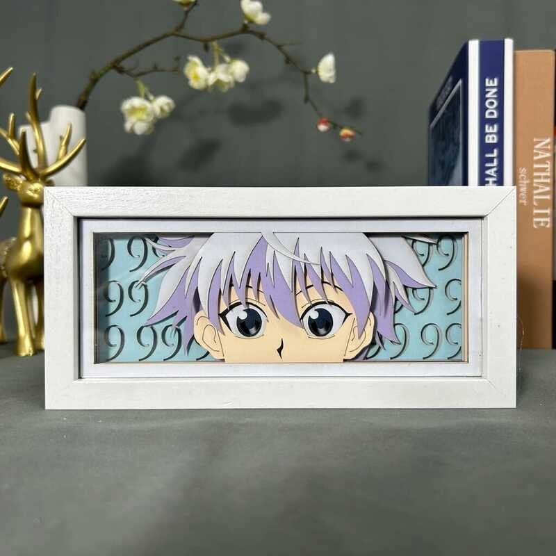 X Hunter Killua Light Box Para Sa Hoe Decoration anga Paper Carving ...