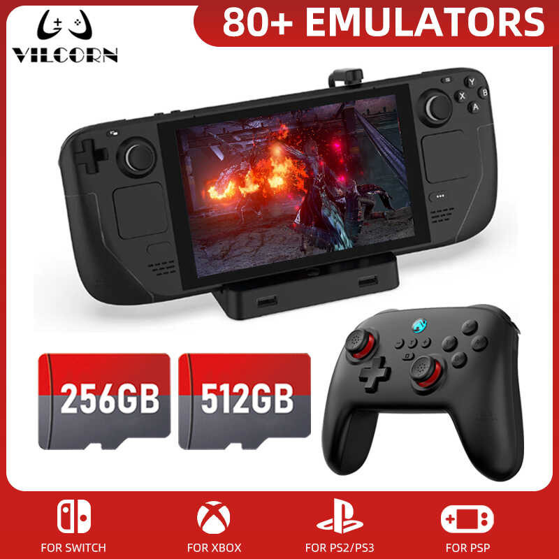 Deck/Windows/Pc/ TF Steam Handheld Game Console Batocera 38 System SD ...