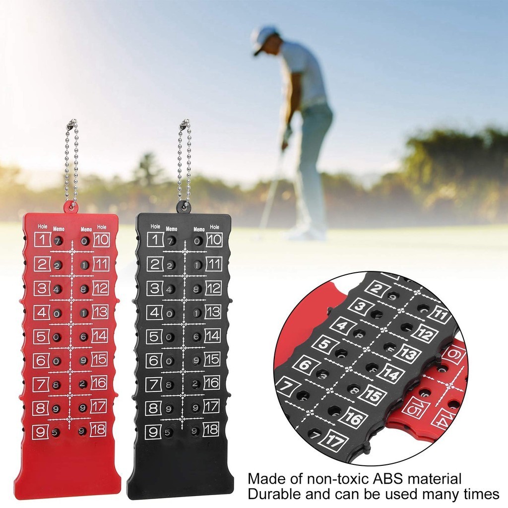 1Pc Golf Portable Stroke Shot Score Card Counter Golf Score HK2PH ...