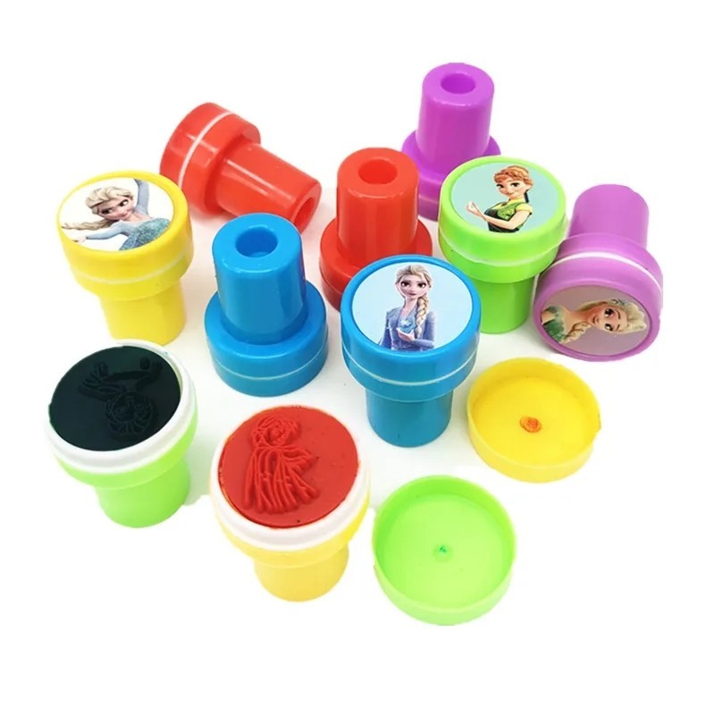 10PCS Disney Frozen Elsa Kids Stamp Party Gift Princess Anna Elsa Stamp ...