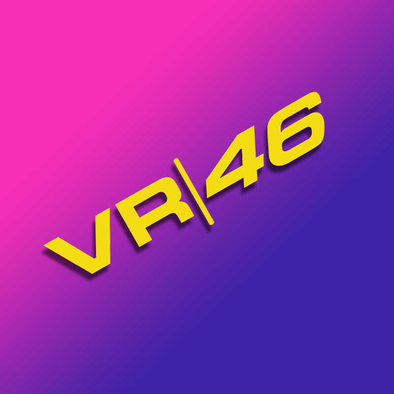 Racing Vr46 Motorcycle Helmet DIY Sticker SHOEI KYT HJC Cool Reflective ...