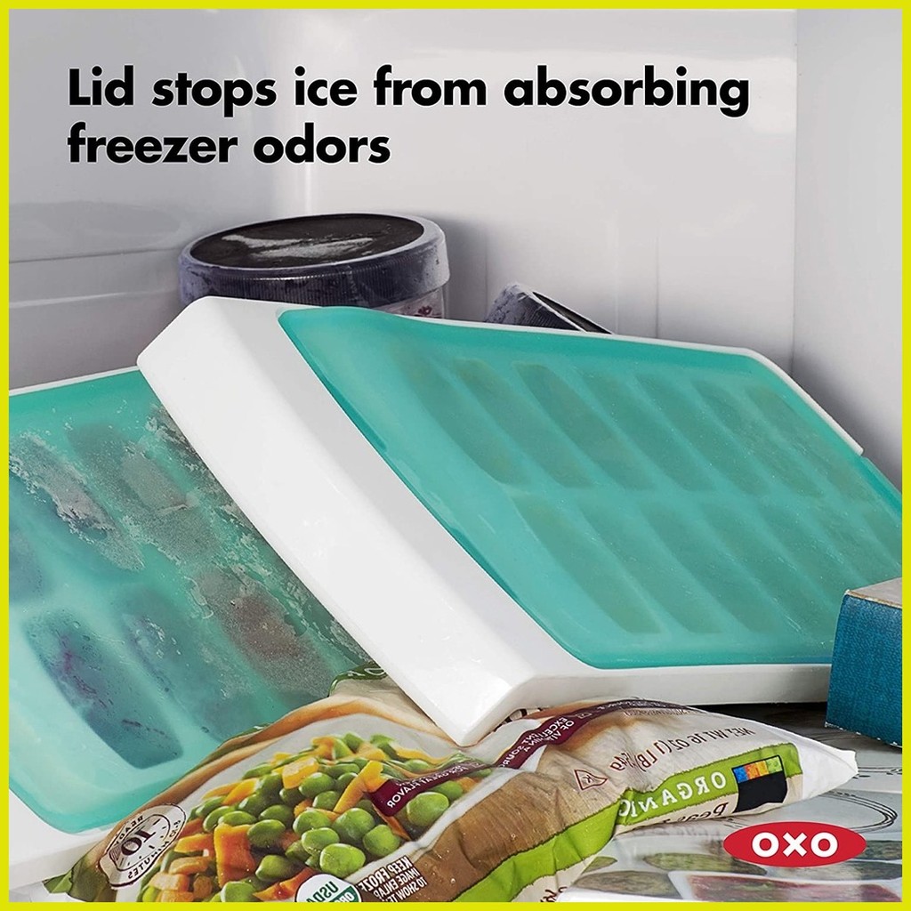 OXO Houseware Good Grips Silicone No Spill Ice Cube Tray | Shopee ...
