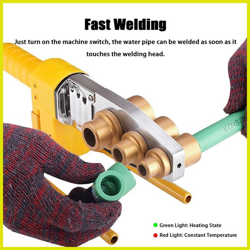 ♀ 1000W PPR Heater / Fusion Machine With Mould Size 20, 25, 32,40,50 ...