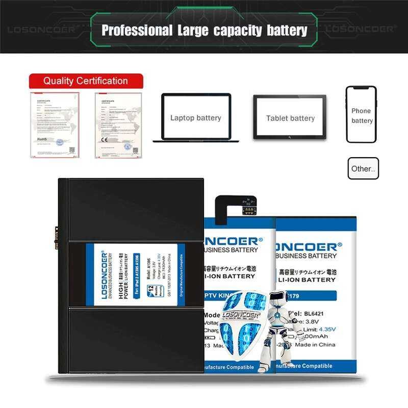 LOSONCOER 1500mAh Keyboard Battery For Logitech Craft keyboard, Y-R0064 ...