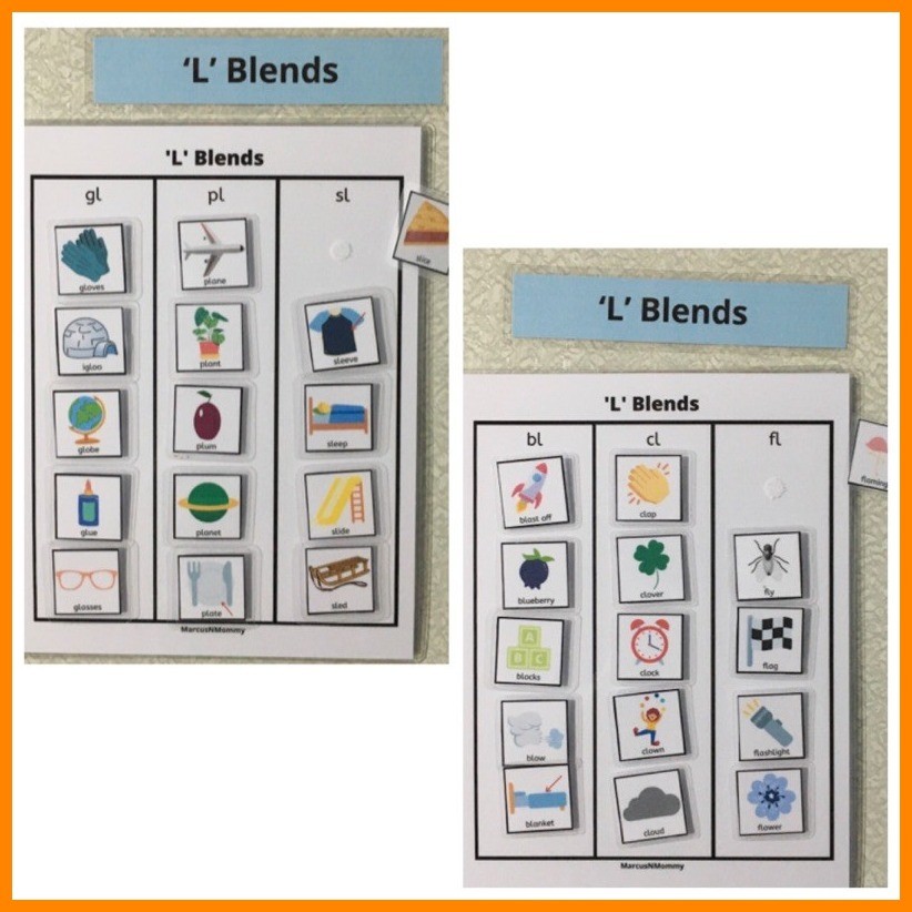 → English Learning Binder/Workbook (Interactive Velcro Laminated ...
