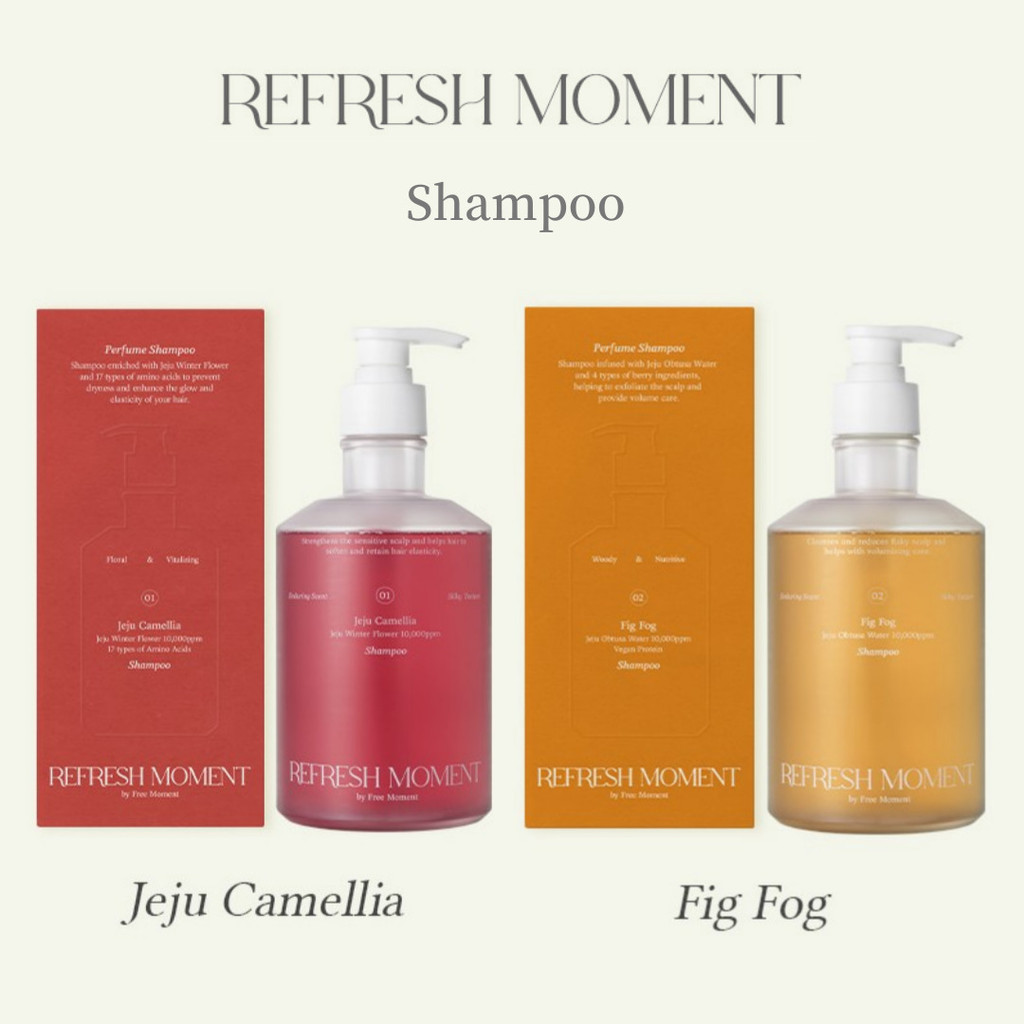 FREE MOMENT Refresh Moment Perfume Shampoo 500ml - Luxurious Fragrance ...