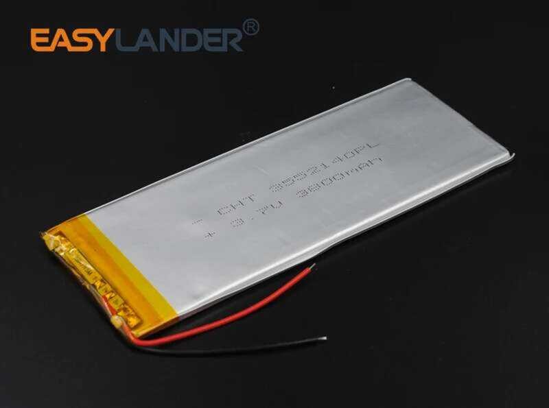 3552140 3.7V 3800mAh Rechargeable li Polymer Li-ion Battery fits the ...