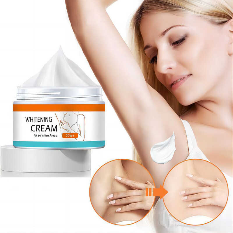 Armpit Lightening Bleaching Cream For Underarm Dark Skin Legs Knees Whitening Intimate Body ...
