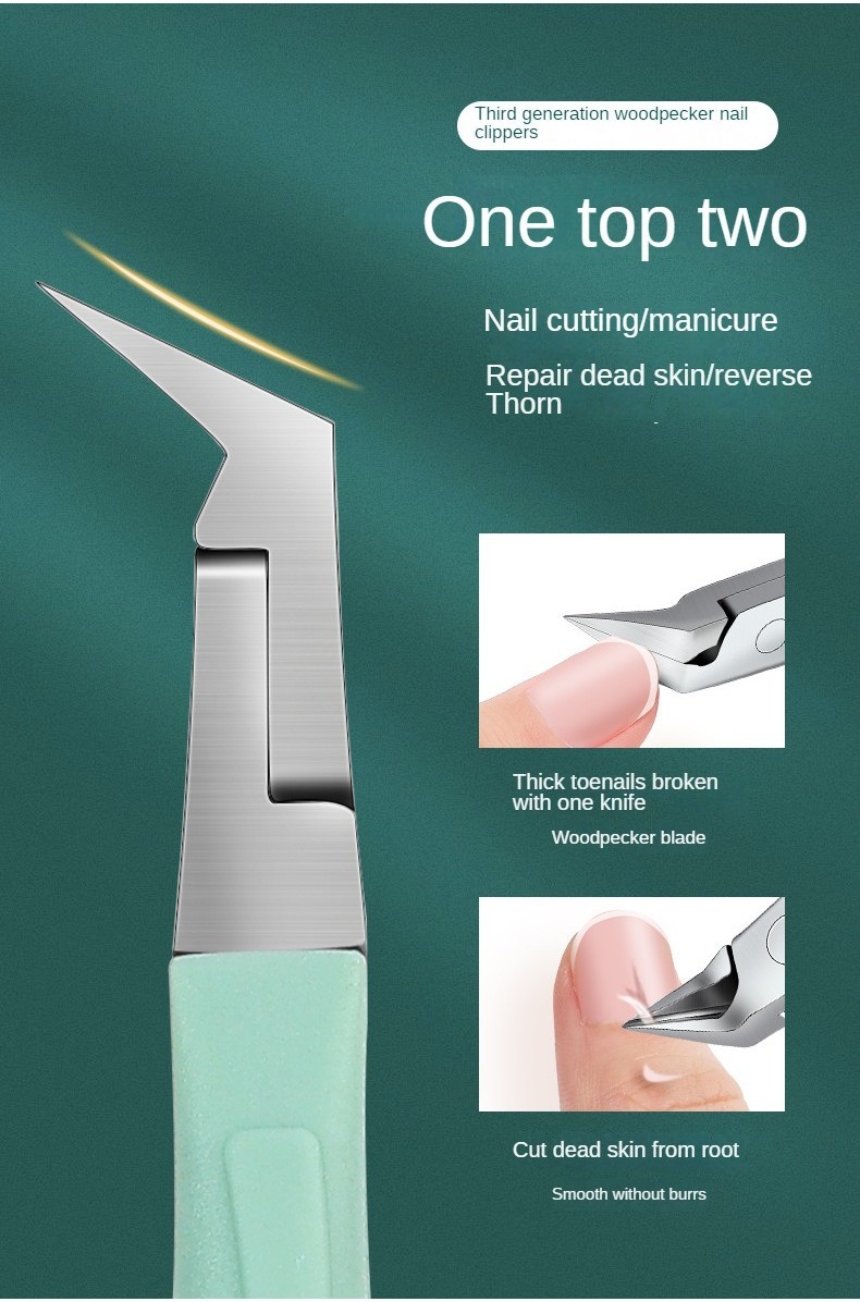 Nail Nippers Cuticle Cutter Profesional Ingrown Toenail Scissors ...