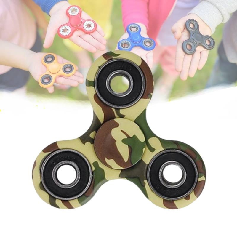 Finger Exciting Gyro Toy For Children With Three Spin Leaves | Shopee ...