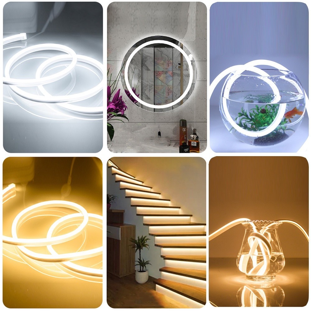 220V LED Neon Light Strip LED Flexible Light Strip Holiday Xmas ...