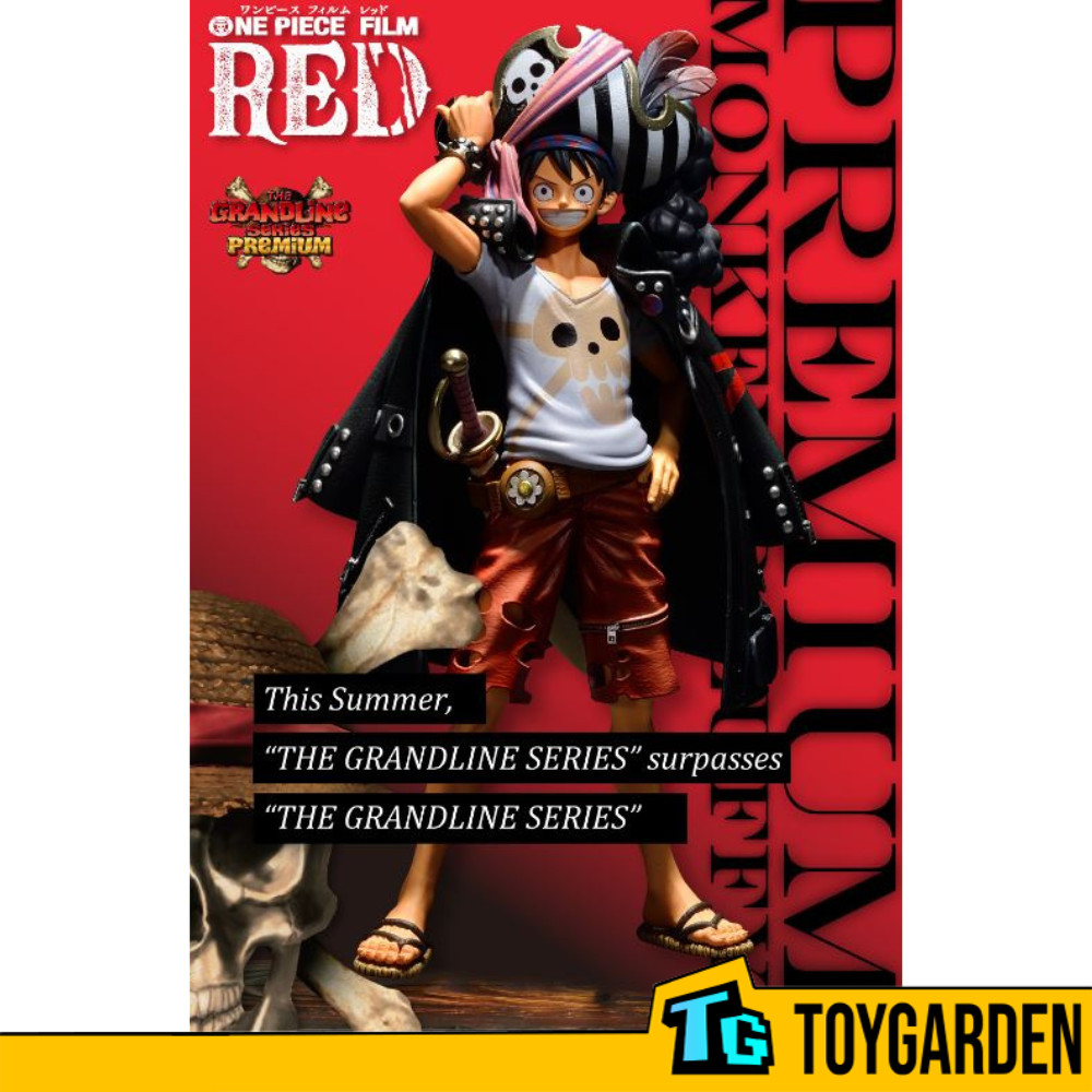 Banpresto One Piece Film Red The Grandline Series Premium Monkey D ...