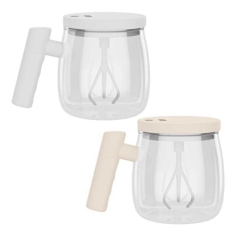 Coffee Cup Self 400Ml Electric Stirring Mug Glass Magnetic Rotating ...