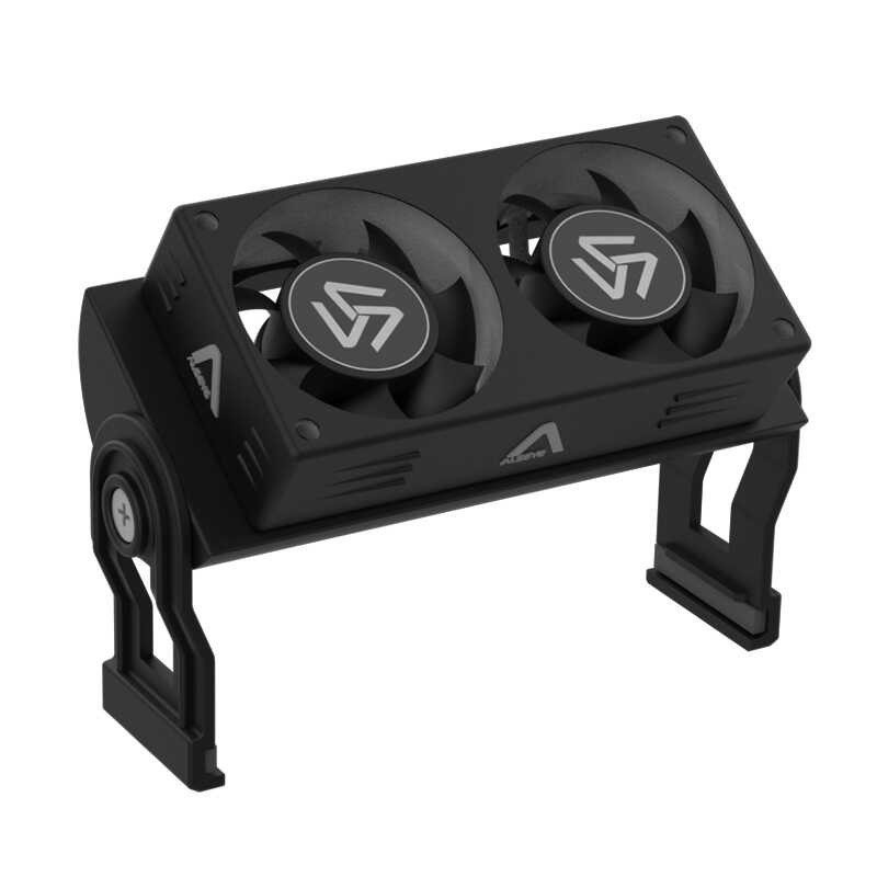 Cooling Alseye Ram 12v Pwm Ram Memory Cooler Sa Dual 60mm Fan 1200 2000rpm Radiator For Ddr Ddr2
