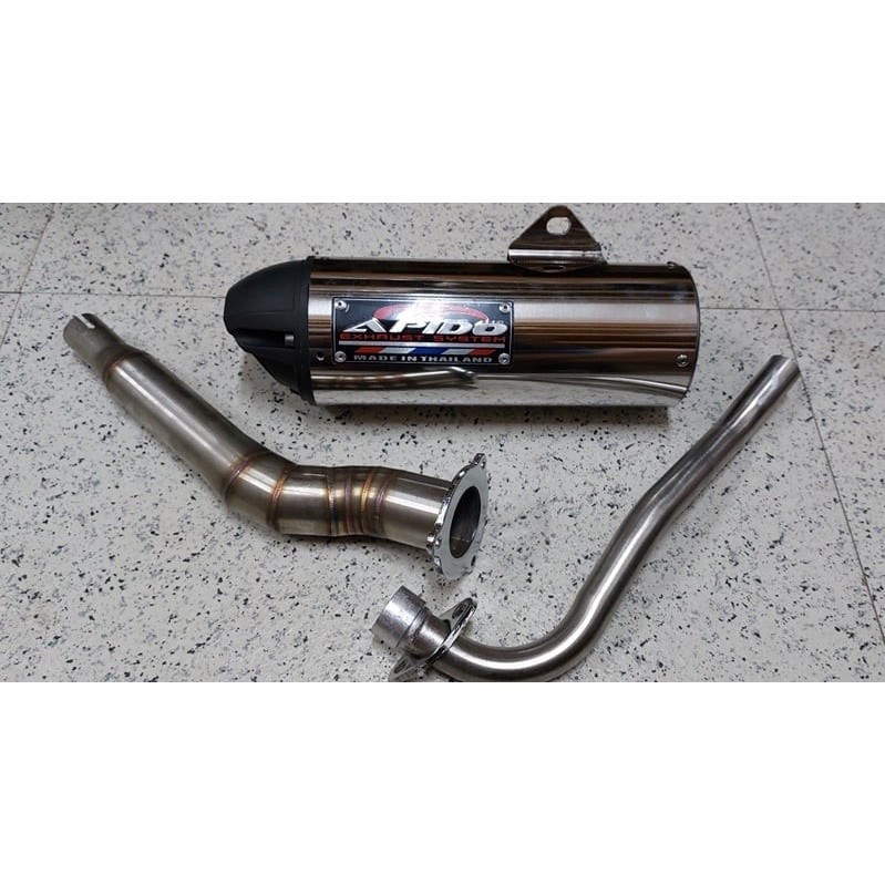 Apido Exhaust Pipe for XRM 110/125/raider 150 carb (chrome plated ...