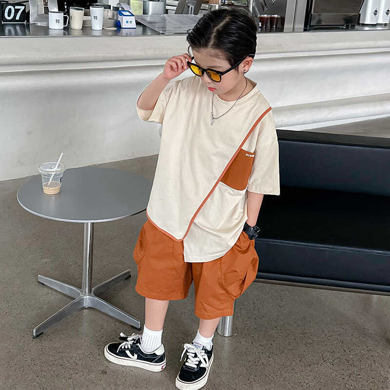 Mga bata, suit tag-init ng 2024 bagong damit para sa mga bata may ...
