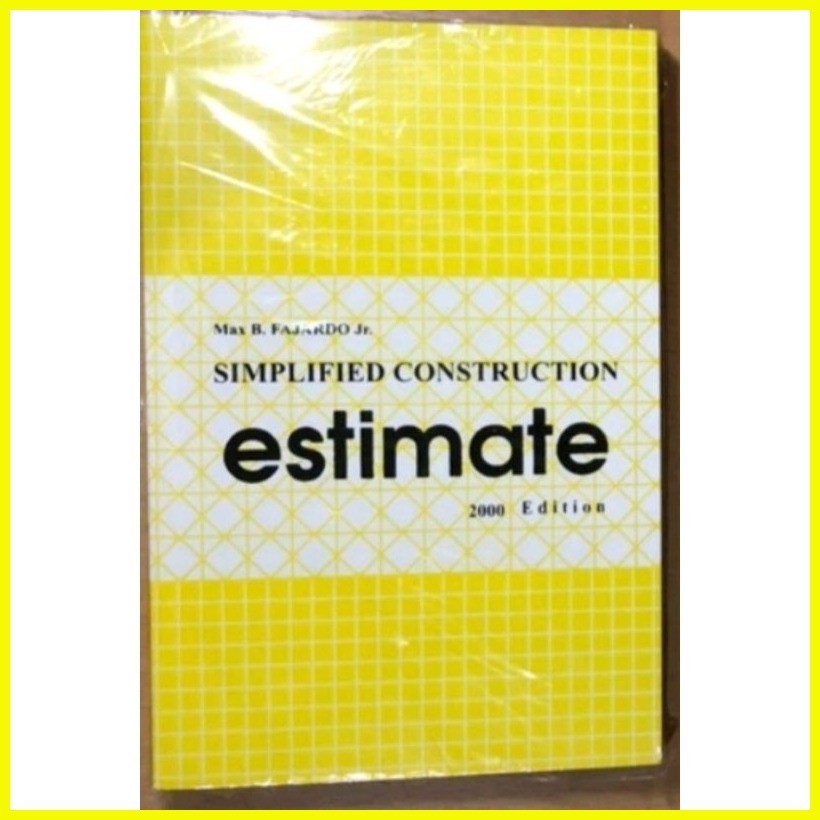 ♒ ♚ Simplified Construction ESTIMATE by Max Fajardo Jr. | Shopee ...