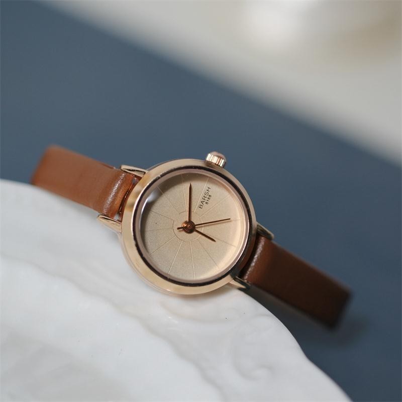 Ladies Light Luxury Small Dial Watch Women Round Dial Multifunction ...