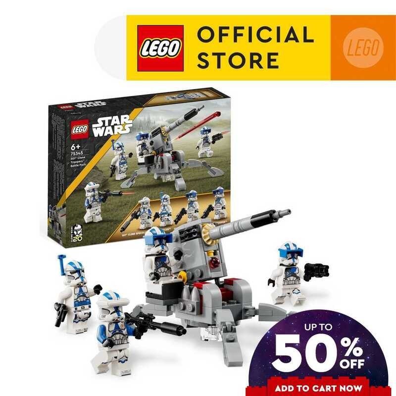 Star Wars Lego® TM 75345 501St Clone Troopers™ Battle Pack, Age 6 ...