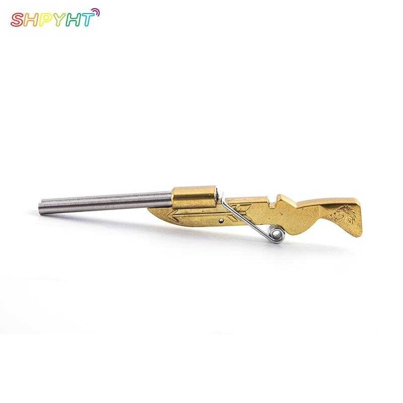 I-Set 1 Fidget Toothpick Launcher Mini Shotgun Outdoor Funny Shooting ...