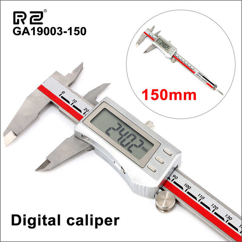 RZ Digital Stainless Steel Handheld 0-150Mm Marking Vernier Caliper ...