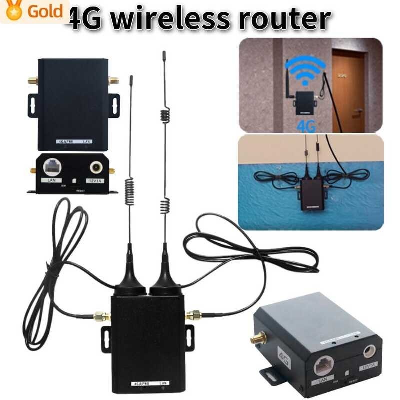 & H927 150Mbps Wireless Industrial Grade 4G LTE SIM Card Router Wit ...
