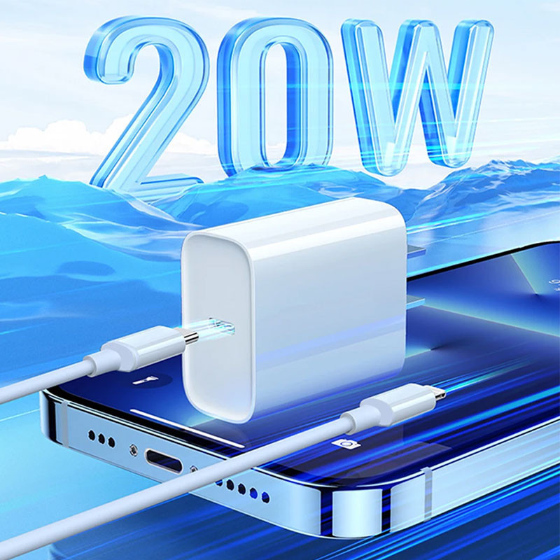 20W 30W PD Fast Wall Charger US Plug Quick Charging USB-C Power Adapter ...
