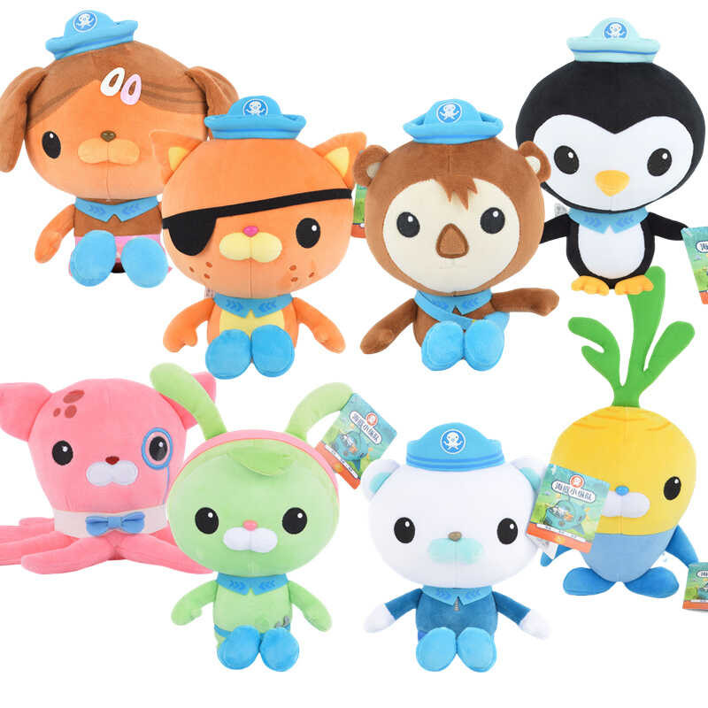 Original 30Cm The Octonauts Plush Toys Barnacles Peso Kwazii Tweak ...