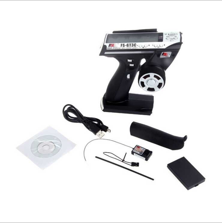 GT3C FS-GT3C Car Remote Control 2.4G Gun Control GT3B Upgraded Edition ...