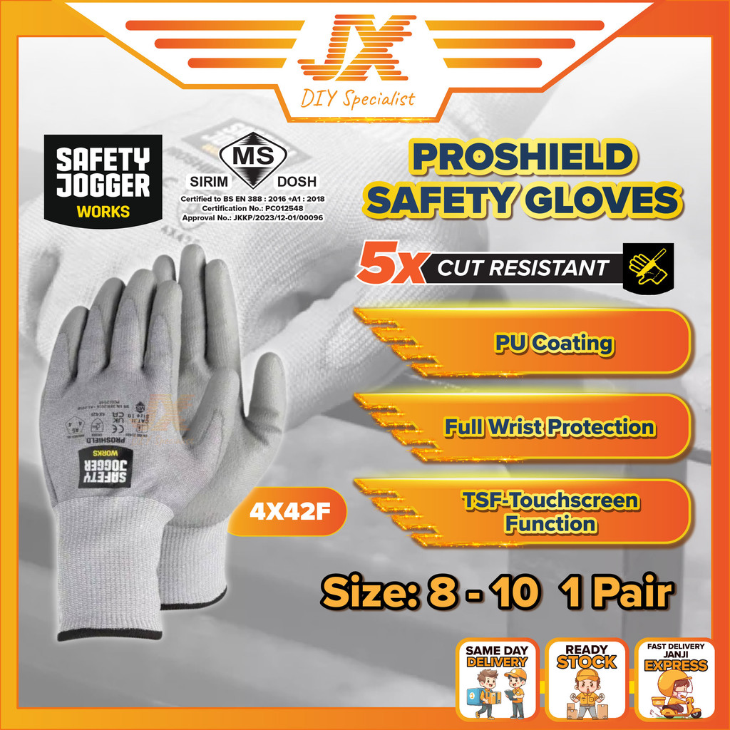 SAFETY JOGGER ProShield Anti Cut PU Coating High Quality Industrial ...