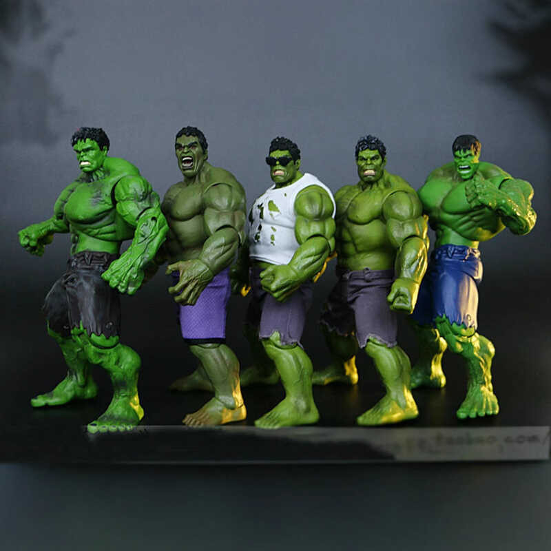 4 Marvel Avengers: M-League 2 Large Hulk Red Giant Mobile Puppet Toy ...