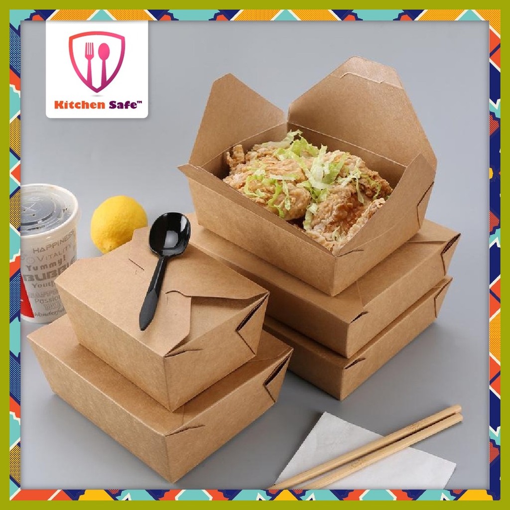 ⇦ ╱ KRAFT LUNCHBOX 2000ML FOOD PACKAGING 2L TAPSILOG SPAGHETTI MEAL ...