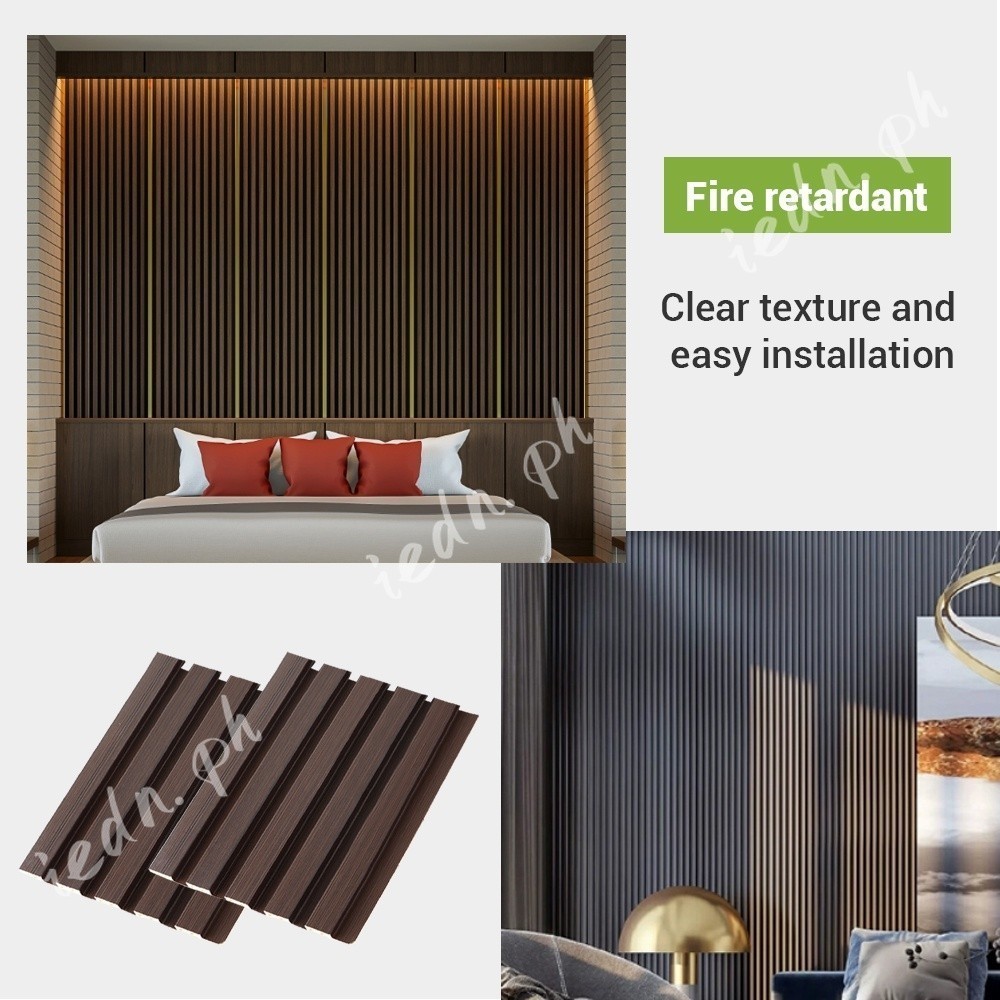 Wallpaper adhesive Board PVC Wood Wall Panel Background Grille Design ...