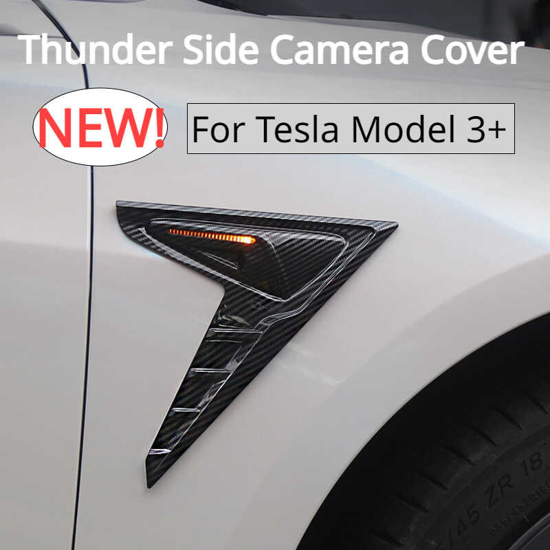 Side Camera For Tesla Model 3+ Thunder Fender Flanks Wing Blade Panel ...