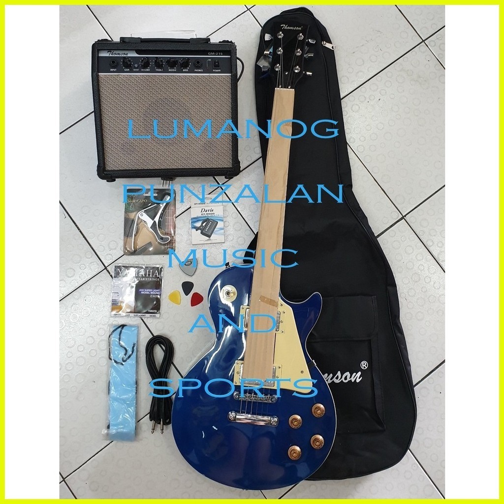 Complete Set Thomson Les Paul Package With Amplifier + Freebies ...