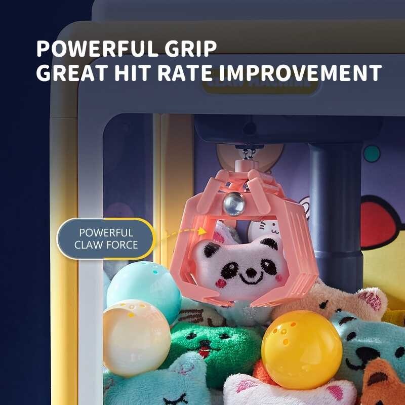 Doll DIY Automatic Hine Kids Coin Operated Play Game Mini Claw Catch ...