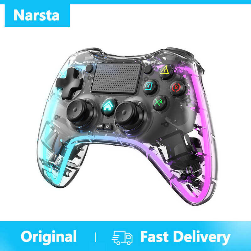 Narsta Transparant Colorful Wireless Game Controller /Switch /Ps3 ...