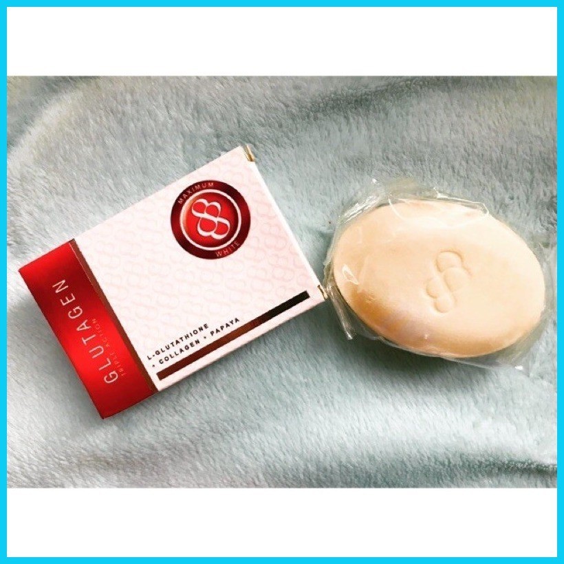 GLUTAGEN TRIPLE ACTION SOAP by M88 (L-Glutathione Collagen Papaya ...