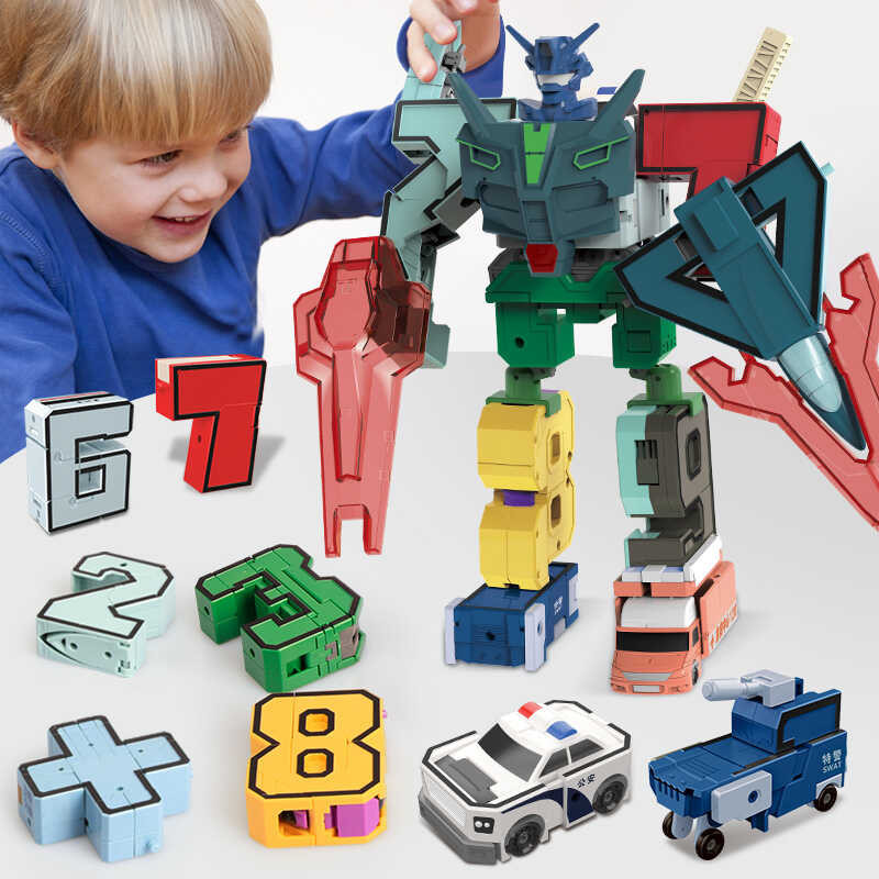Mga Transformers, kotse digital, robot, mini-letters, modelo, eroplano ...