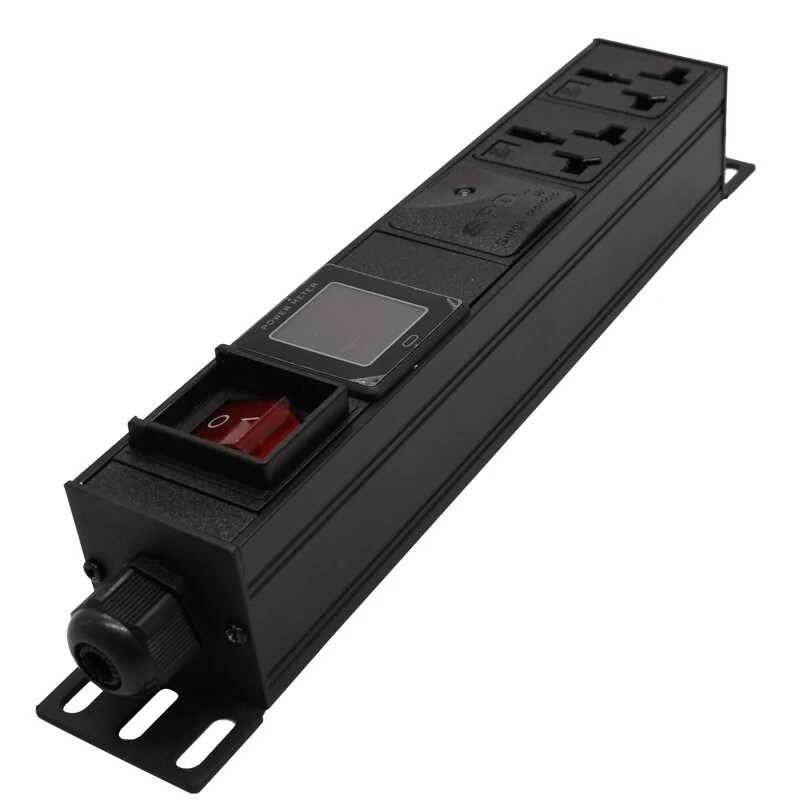 Para Rack Tomadas PDU Power Socket Na May Digital Display Independent ...
