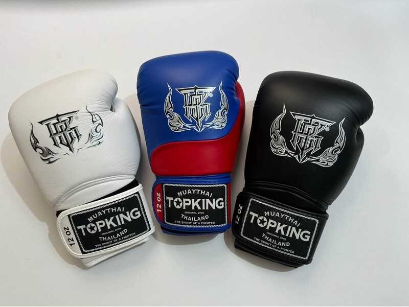 Top TKB King Culture Muay Thai Boxing Gloves Happy Chinese Ginawa Sa ...