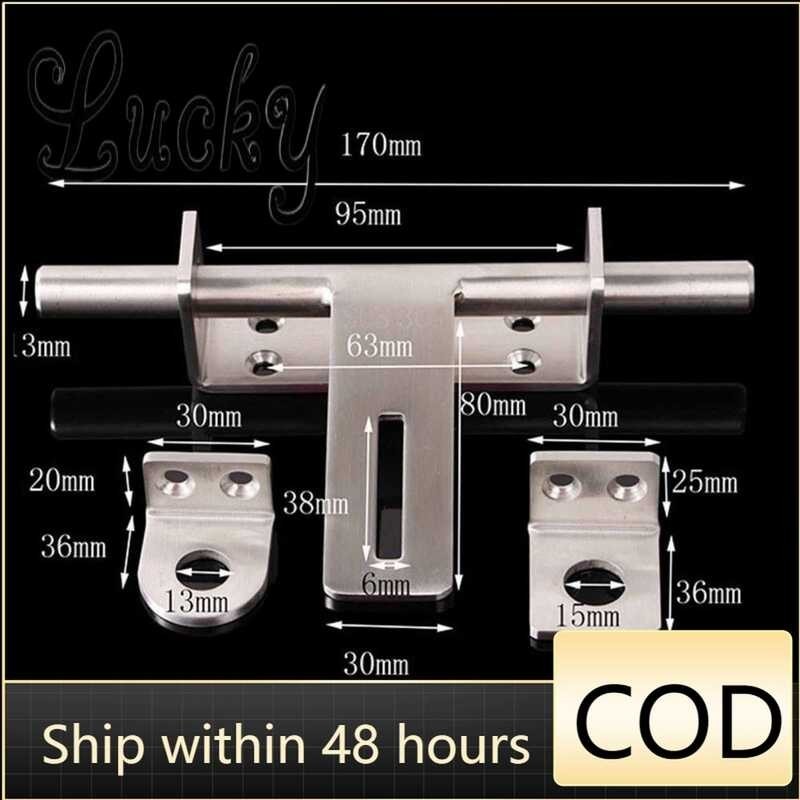 304 Stainless Steel Sturdy Sliding Barrel Bolt Lock para sa Home Gate ...