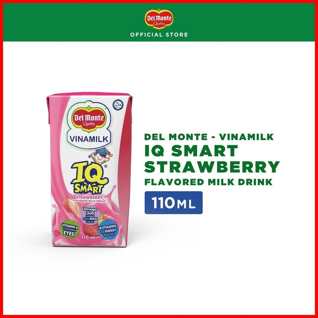 ∆ DEL MONTE VINAMILK IQ SMART® Strawberry Flavored Milk Drink with ...