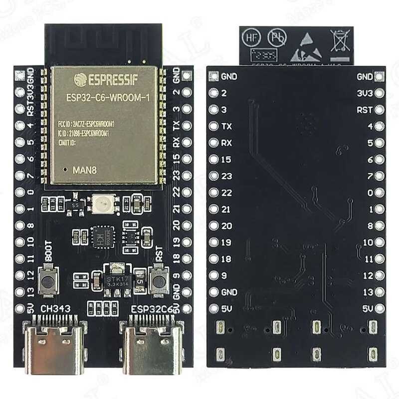 C6 Esp32 Development Board Wifi Bluetooth Module For Nano Arduino Internet Of Things | Shopee ...