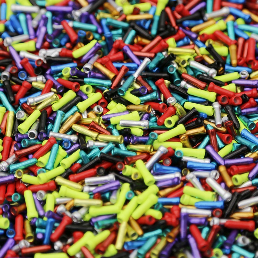 [SMT] 50Pcs Shift Cable Tips Brake Gear Cable Line End Cap Ferrules for ...