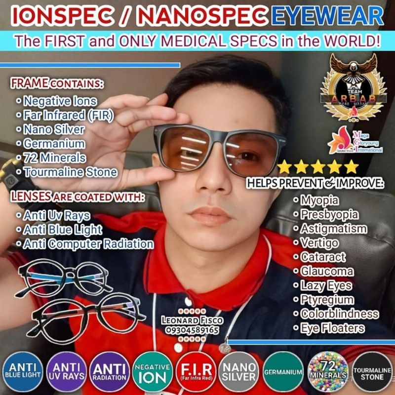 MGI Ionspec Medical Eyewear w/ Freebies | Shopee Philippines