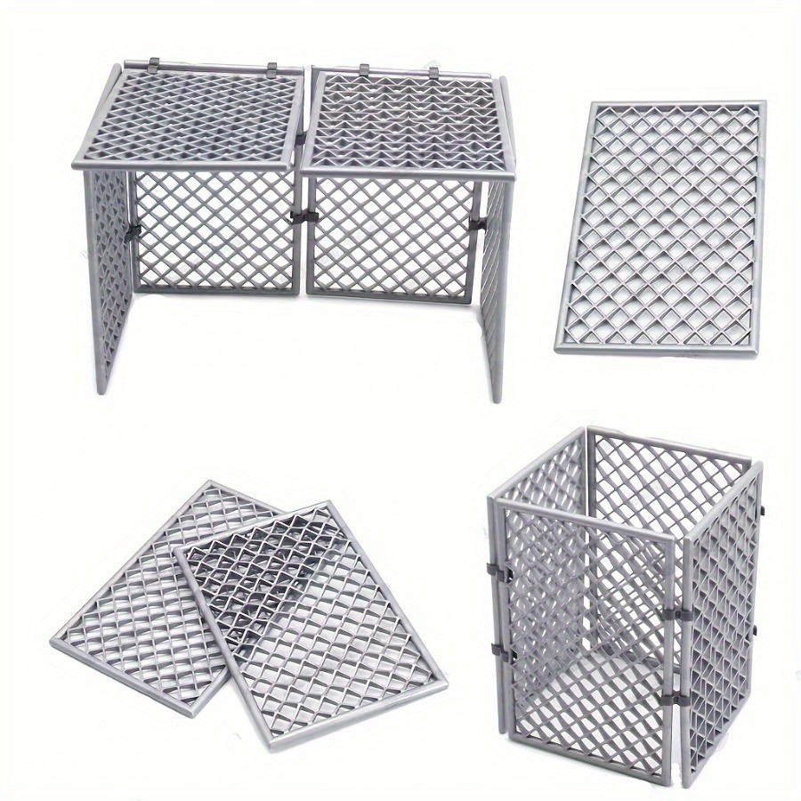 5pcs MOC DIY WW2 Military Base Barbed Wire Fence Mesh Isolation Net for ...