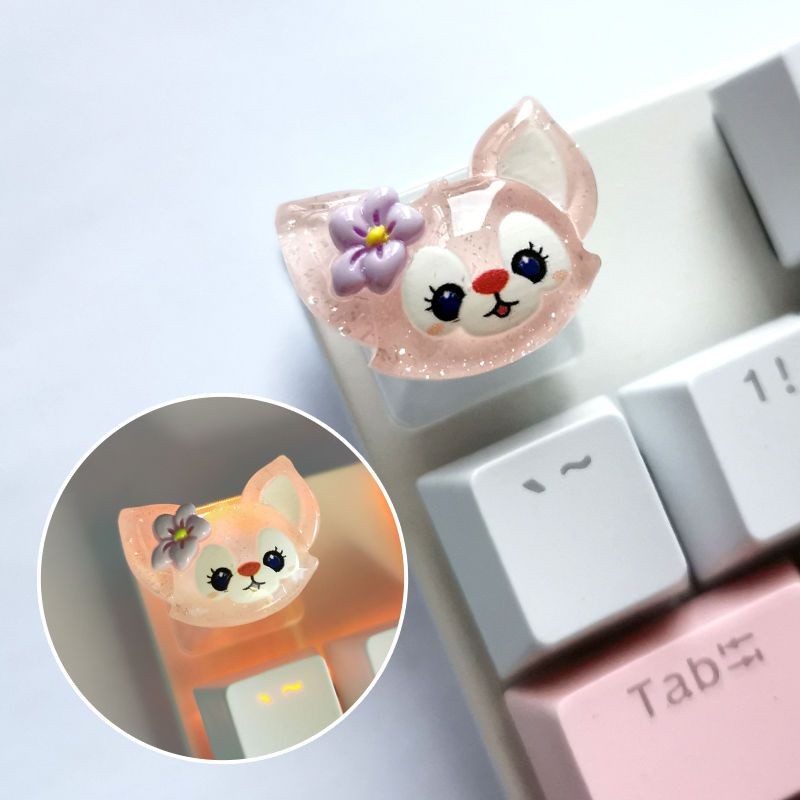 Diy Sanrio Translucent Keycap for Cross Axis Mechanical Keyboards ...