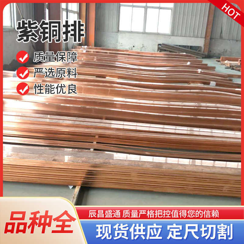 Conductive electrostatic grounding busbar, t2 purple block, oxygen free ...