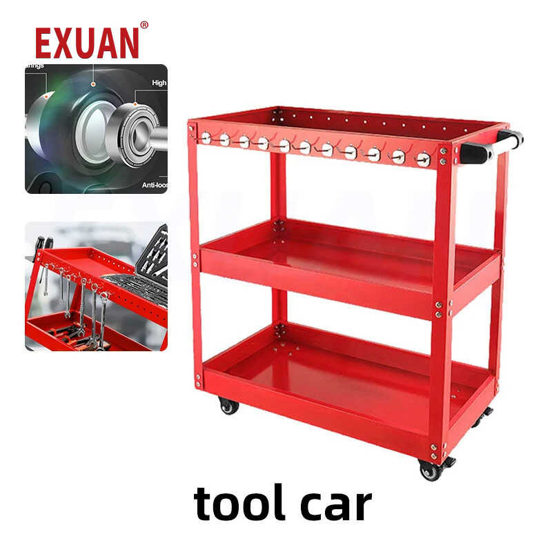 Cart Tool Trolley With Wheels Toolbox Cabinet Organizer Holder Garage ...